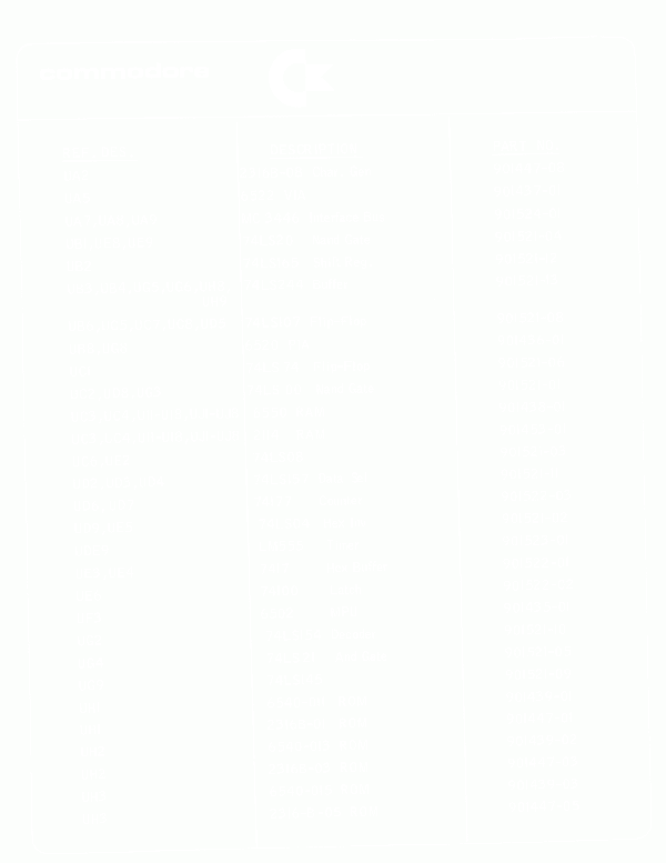 System Board Parts List (2 of 3) - RetroTechCollection